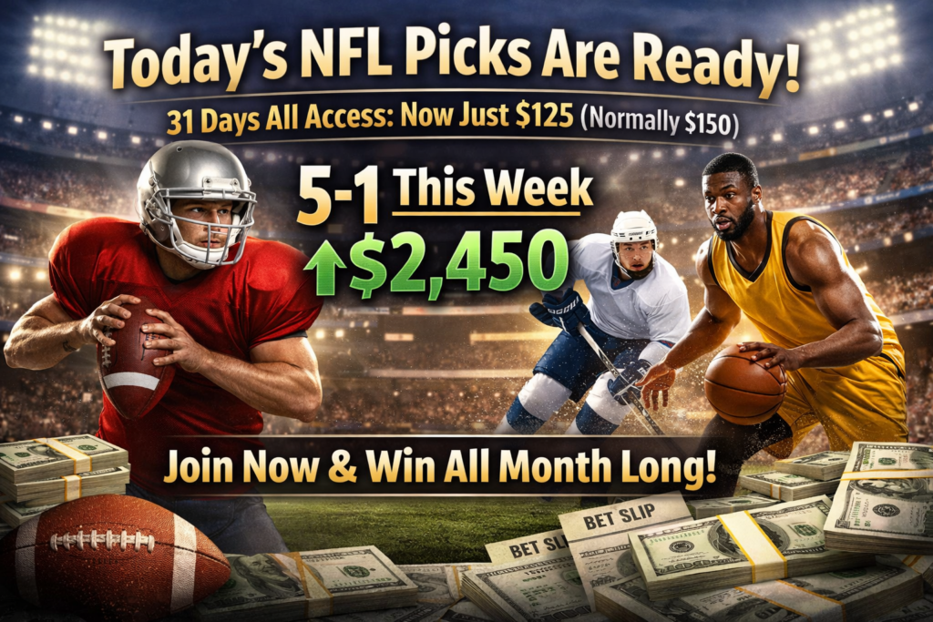 Today’s NFL Picks Are Ready — If You Want Them, I’ve Got You. - Elite ...